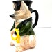 Fitz and Floyd 1986 Fox Hunt Horn Pitcher--ceramic Fox Decanter--ff Fox ...