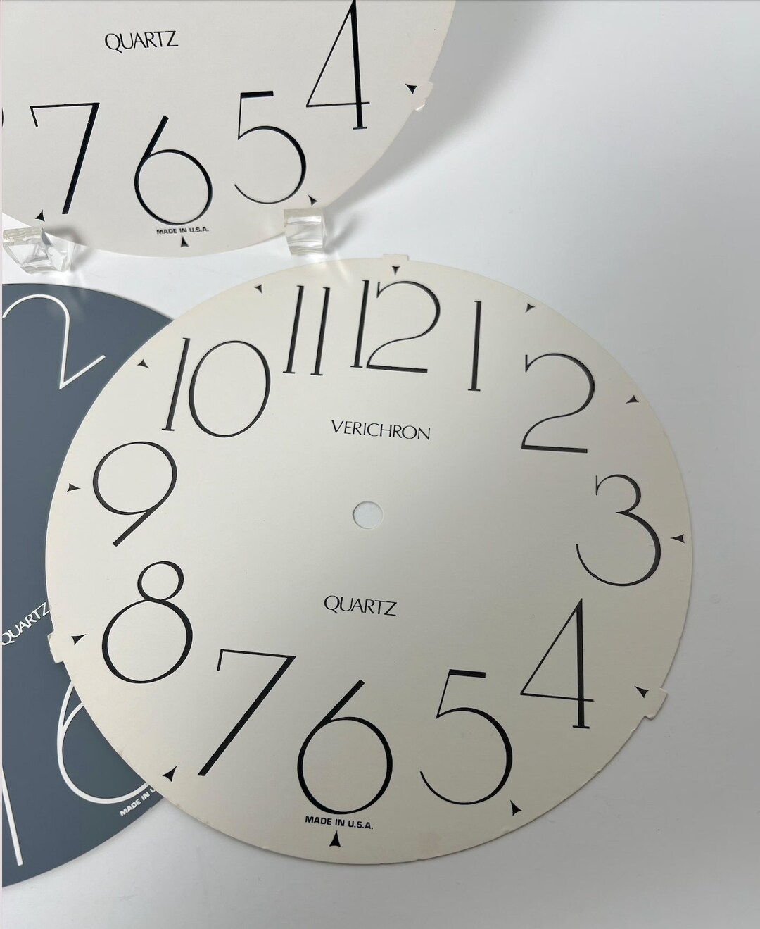 Set of 3 Paper Clock Facesverichron Clock Facevintage Clock Part - Etsy