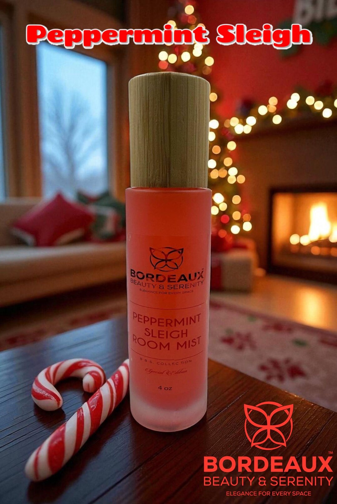 Peppermint Sleigh Room Mist | Bordeaux. Beauty. Serenity by the Moore ...