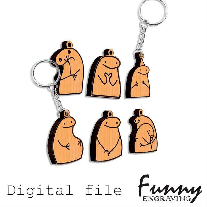 Meme Keychain Bundle - Etsy