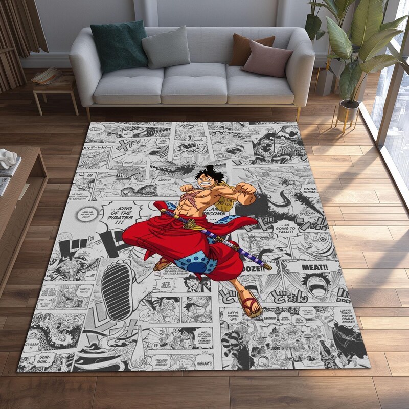 Anime Rugs Luffy - Etsy