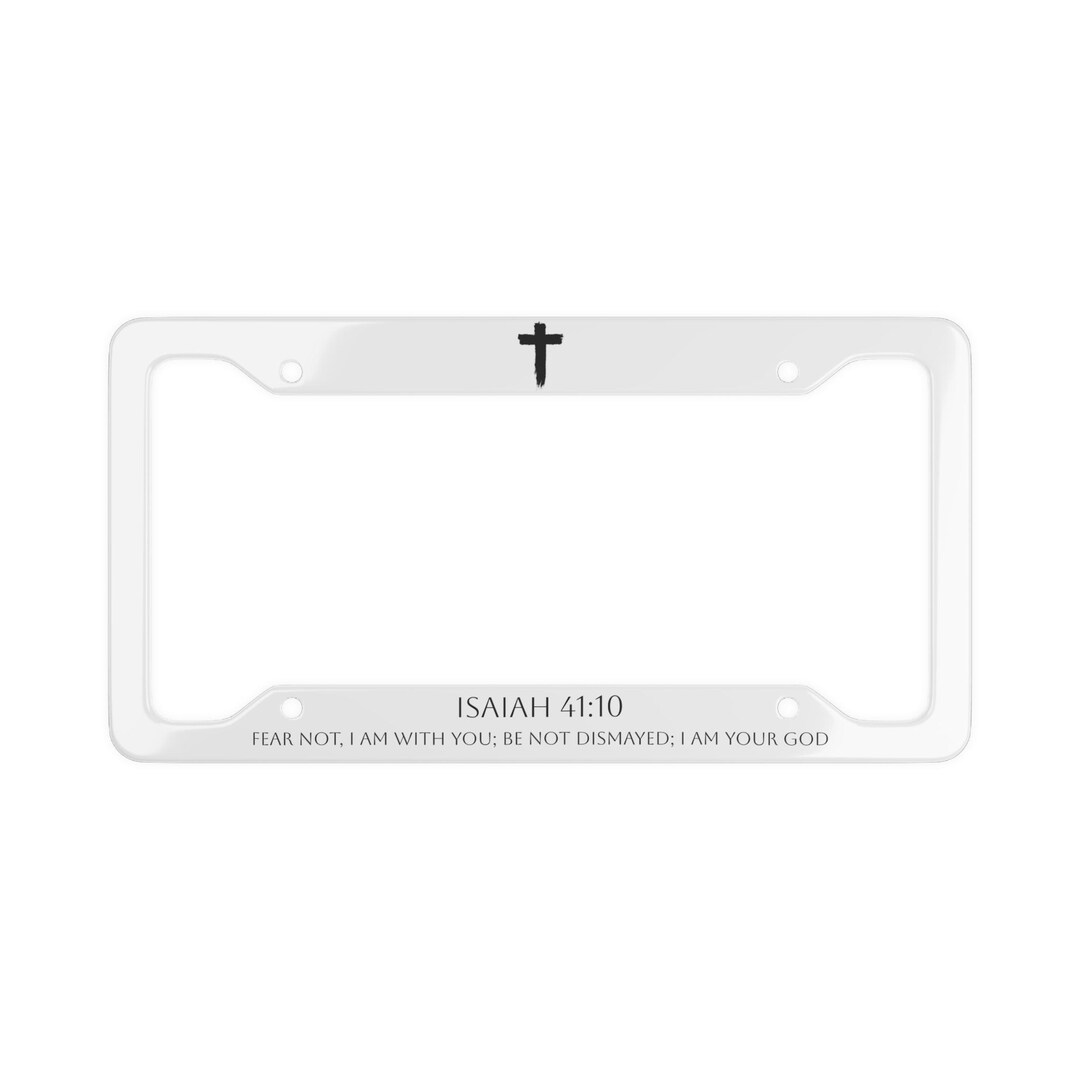 Faith License Plate Frame: Religious Christian Car Decor - Etsy