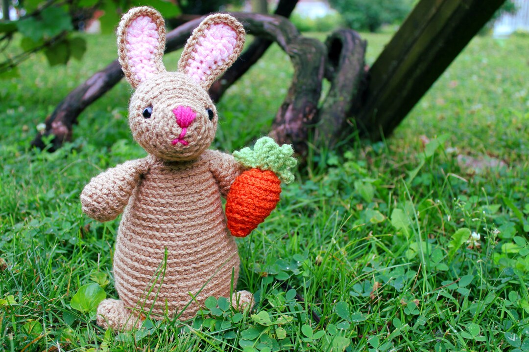 Enid the Bunny Easy Amigurumi Crochet Pattern Instant Download - Etsy