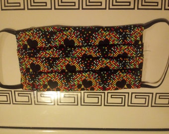 Pixel Face Mask - Etsy