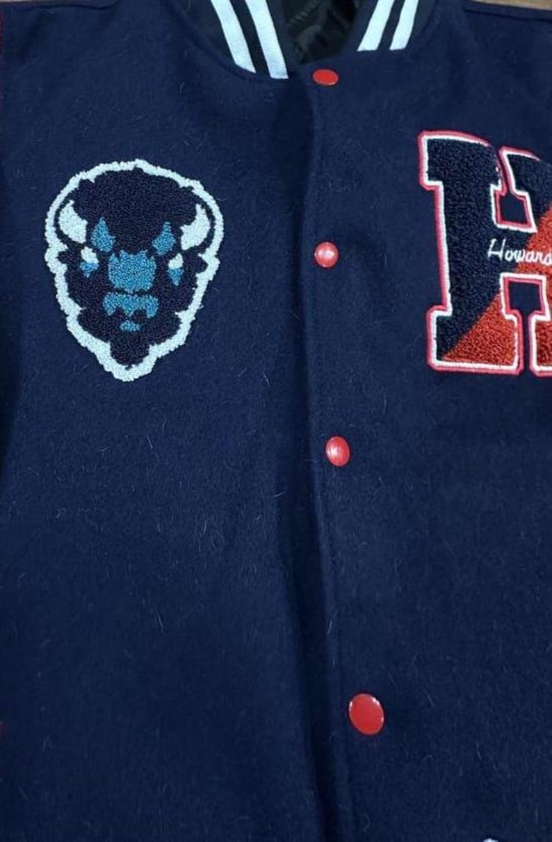 Howard University Varsity Jacket | HBCU Legacy Wool Bomber | the Mecca ...