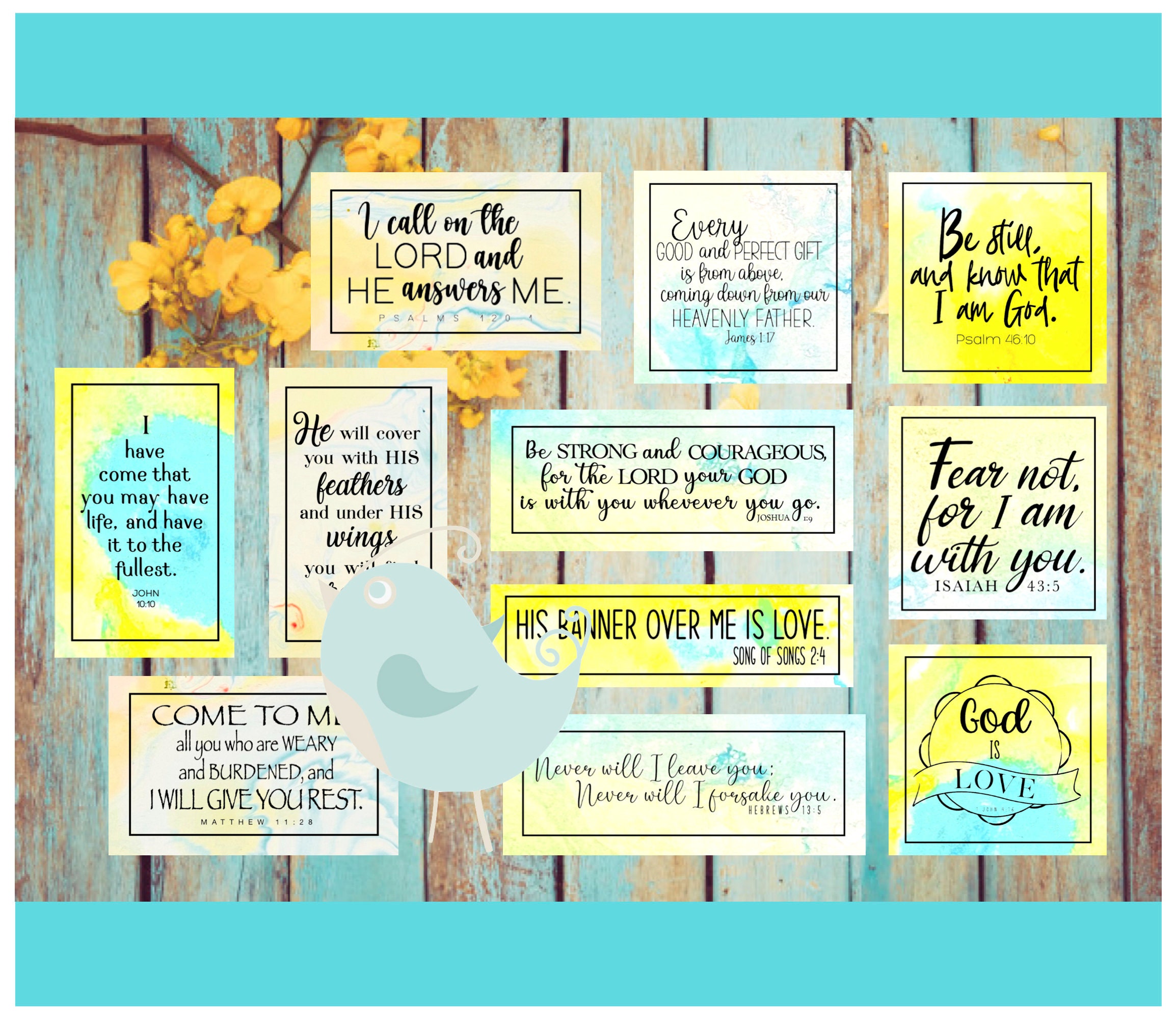 250 Printable Bible Verse Designs - Etsy