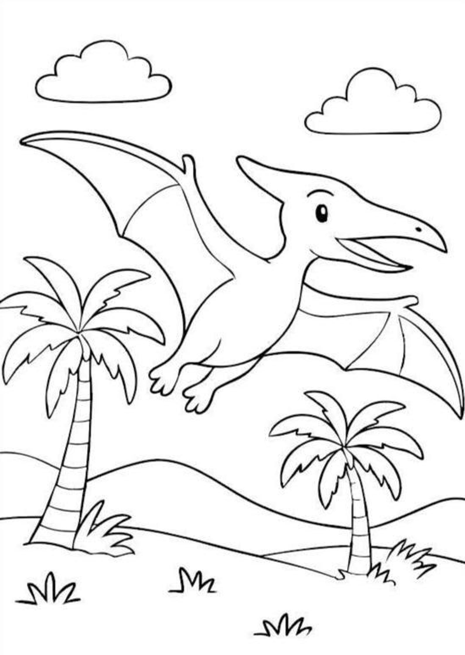 Dinosaurs Coloring; Preschool Coloring; Animal Coloring; Cute Coloring ...