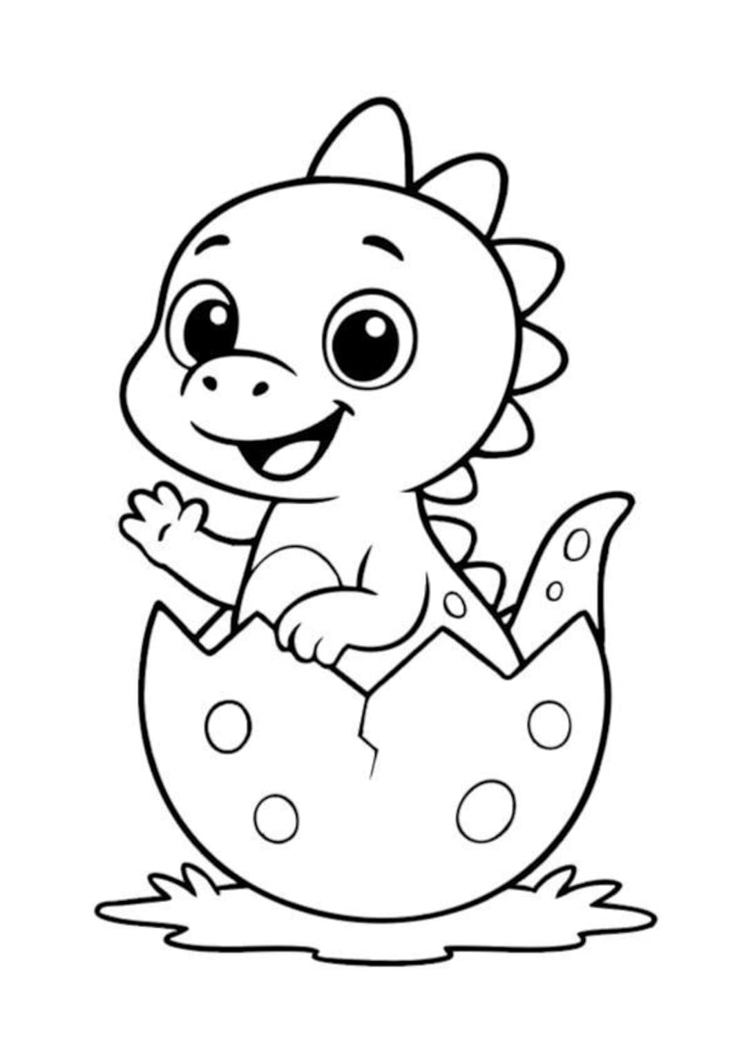 Dinosaurs Coloring; Preschool Coloring; Animal Coloring; Cute Coloring ...