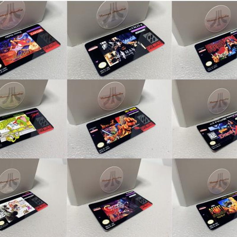 Snes Games Labels - Etsy
