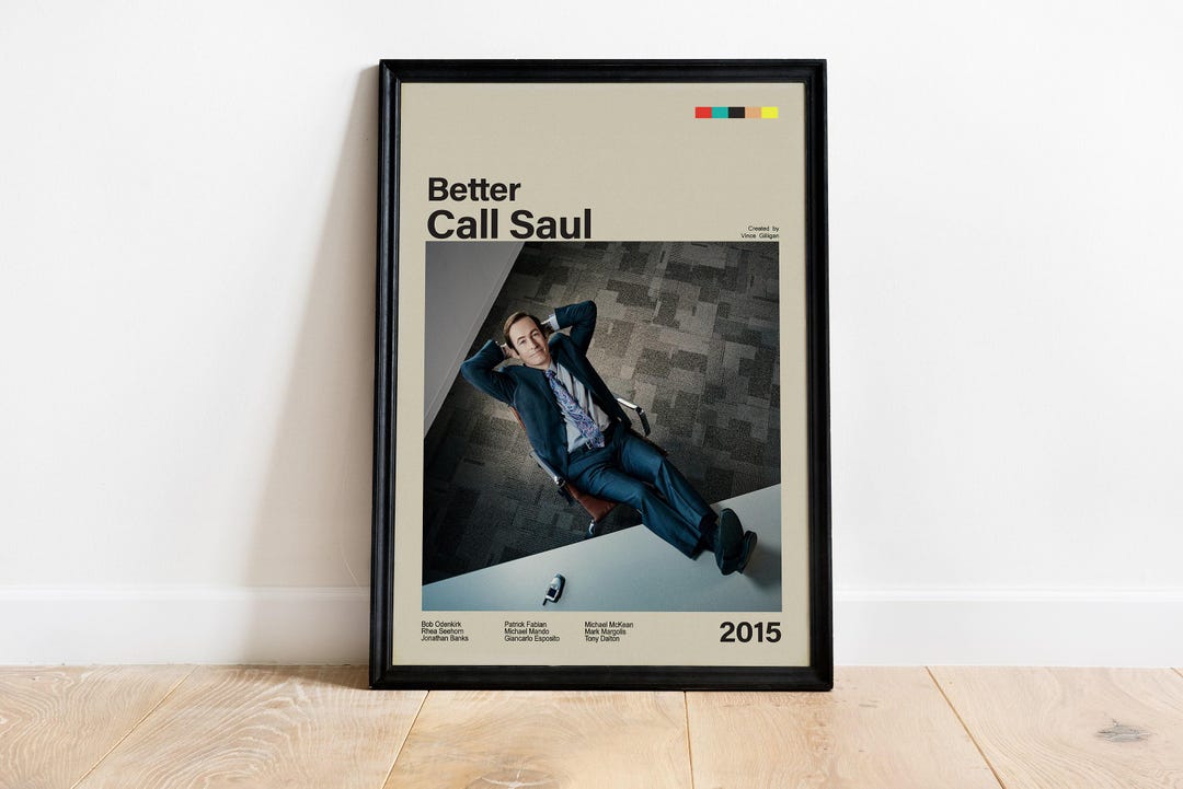 Better Call Saul Poster, Saul Goodman Office Print, Lawyer TV Show Wall ...