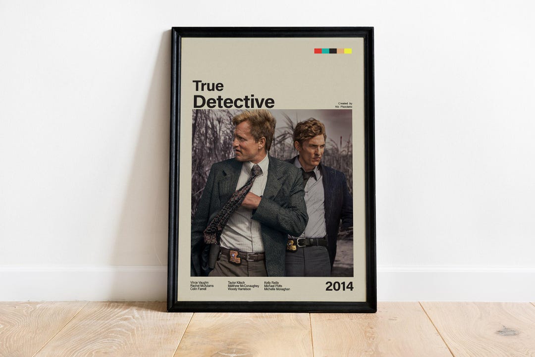 True Detective Poster, Southern Noir Series Art, Detective Drama Print ...