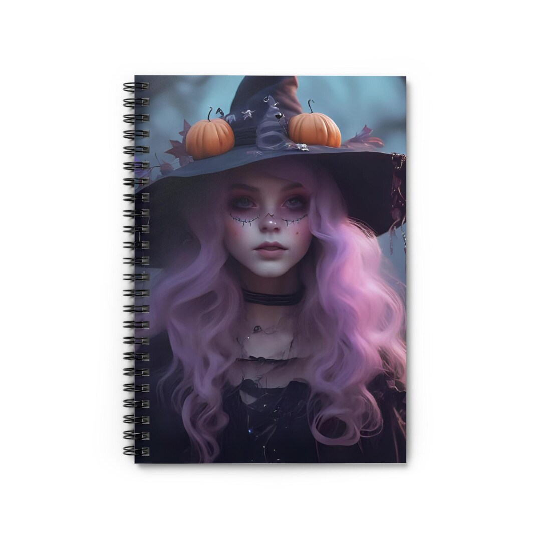 Enchanting Witch Spiral Notebook - Perfect for Halloween, Journaling ...