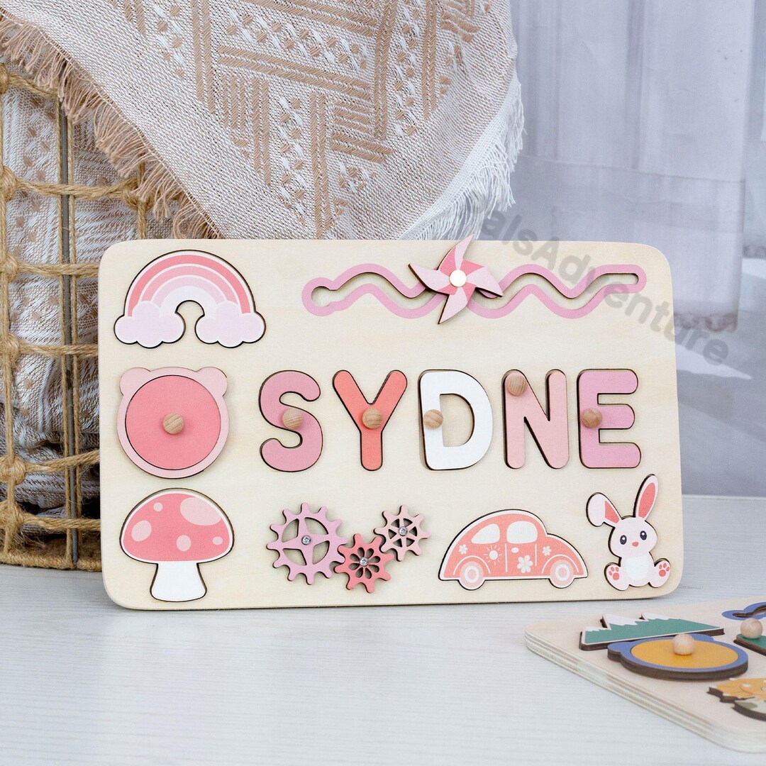 Personalized Gifts for Kids,montessori Board 2 Years Old,1st Birthday ...