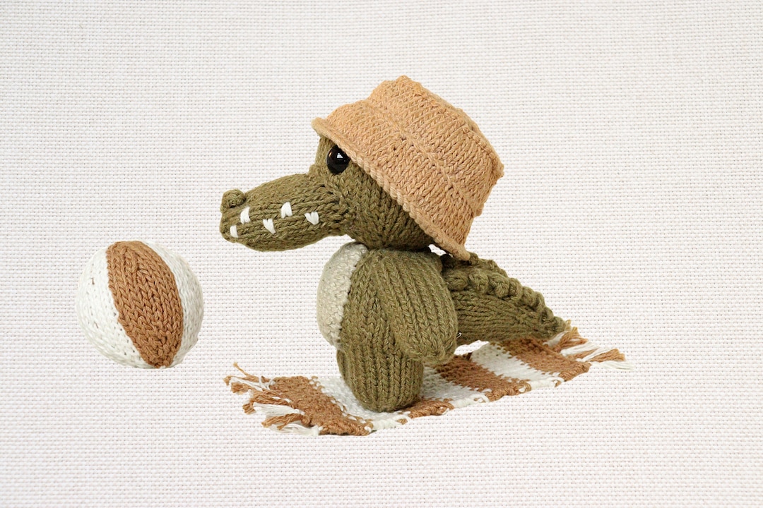 Greg the Gator PDF Knitting Pattern | Amigurumi Alligator Crocodile ...