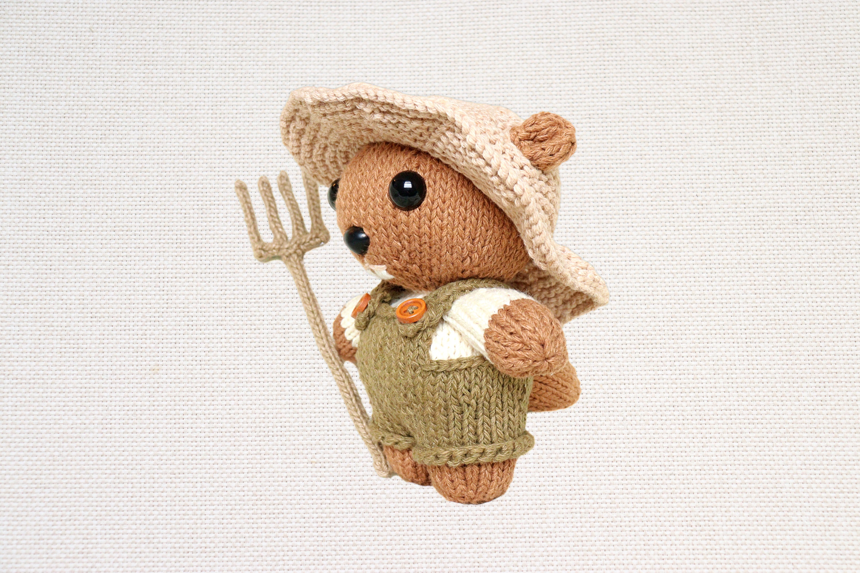 Chet the Groundhog PDF Knitting Pattern | Amigurumi Woodchuck | Stuffed ...