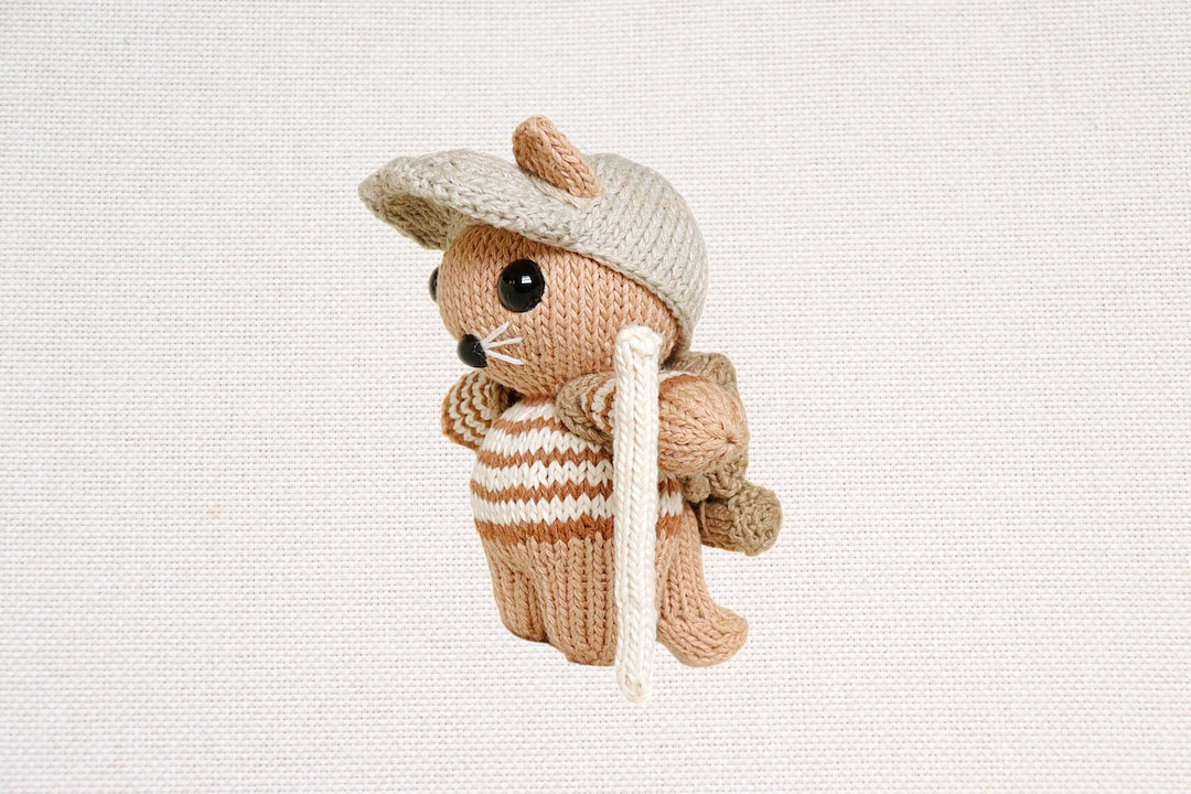 Freddie the Cougar PDF Knitting Pattern | Amigurumi Cat | Mountain Lion ...