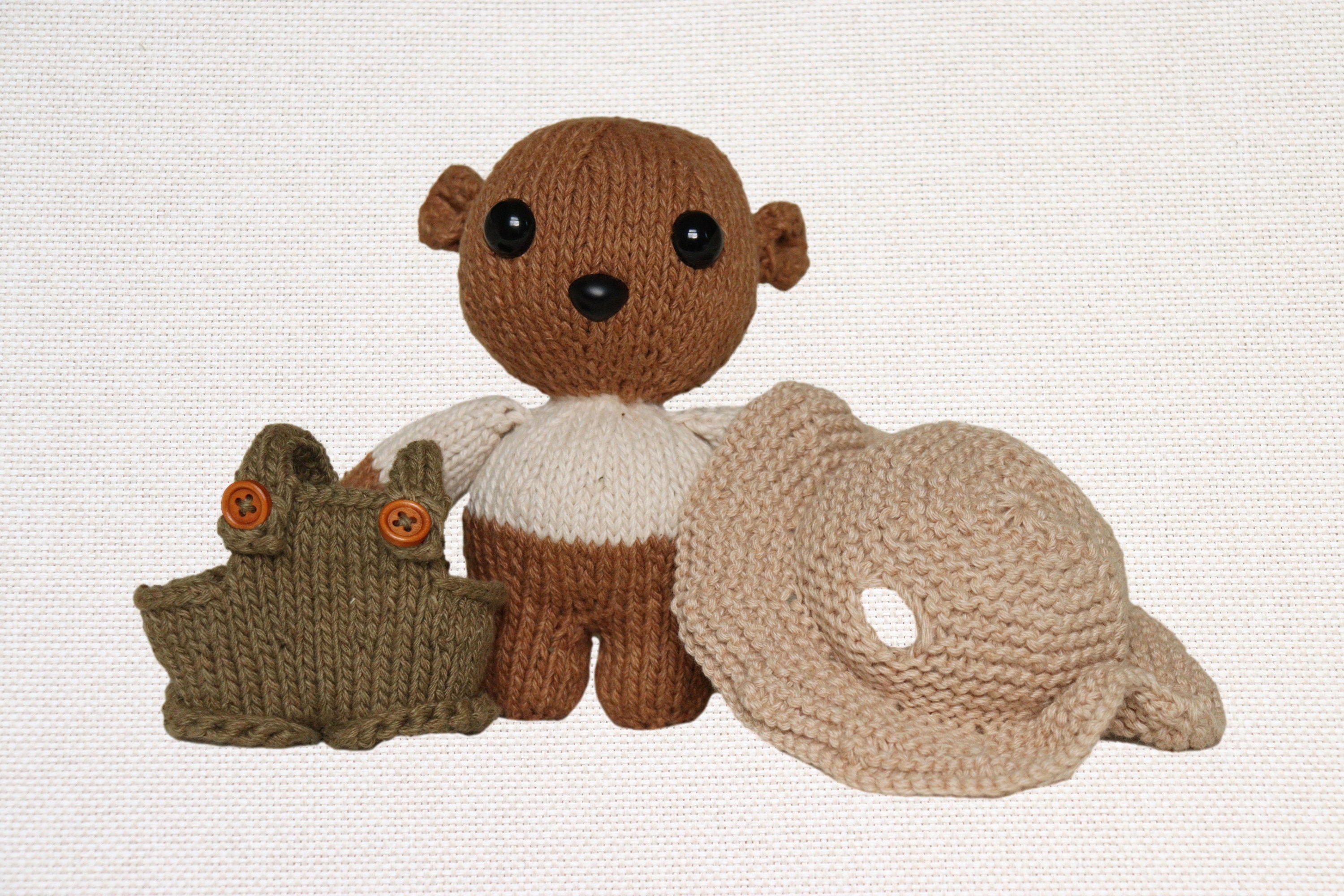 Chet the Groundhog PDF Knitting Pattern Amigurumi Stuffed Animal Knit ...