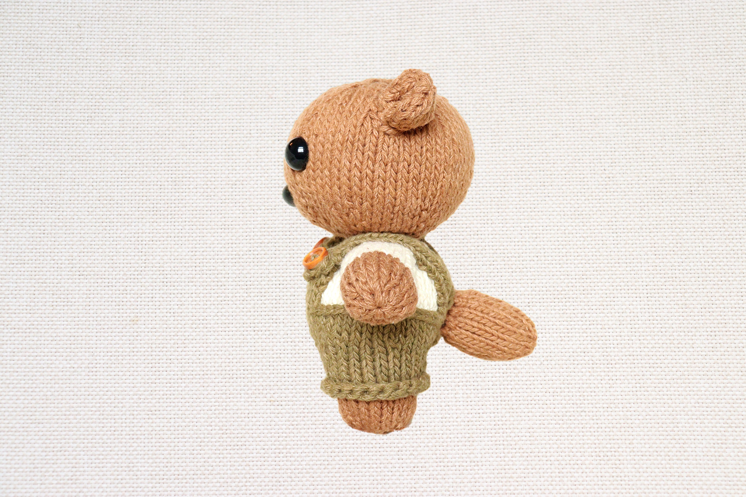 Chet the Groundhog PDF Knitting Pattern | Amigurumi Woodchuck | Stuffed ...