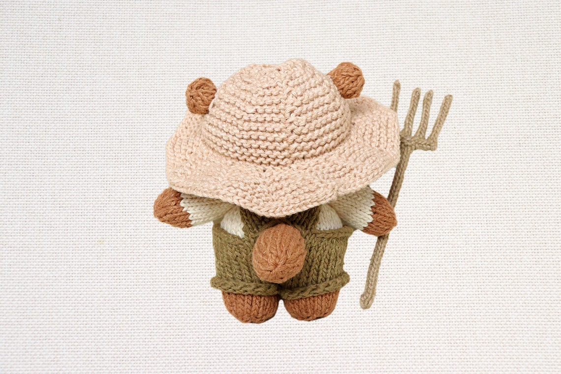 Chet the Groundhog PDF Knitting Pattern | Amigurumi Woodchuck | Stuffed ...