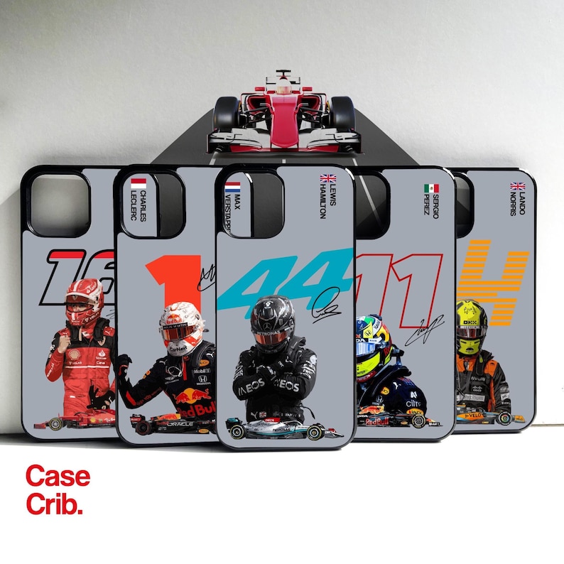 F1 Racing Driver Phone Case, Formula 1 Car Prix Cover - Etsy