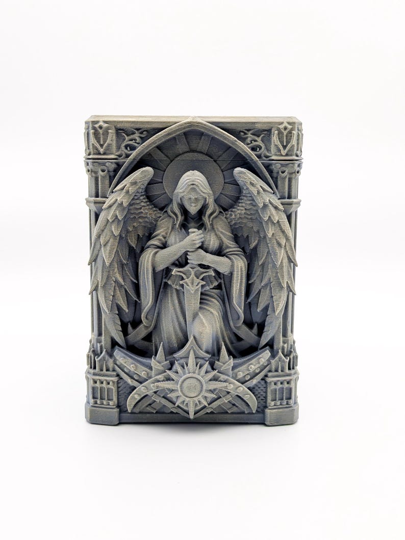 MTG Angel Deck Box & Card Frame - TCG Card Storage, Commander Display ...