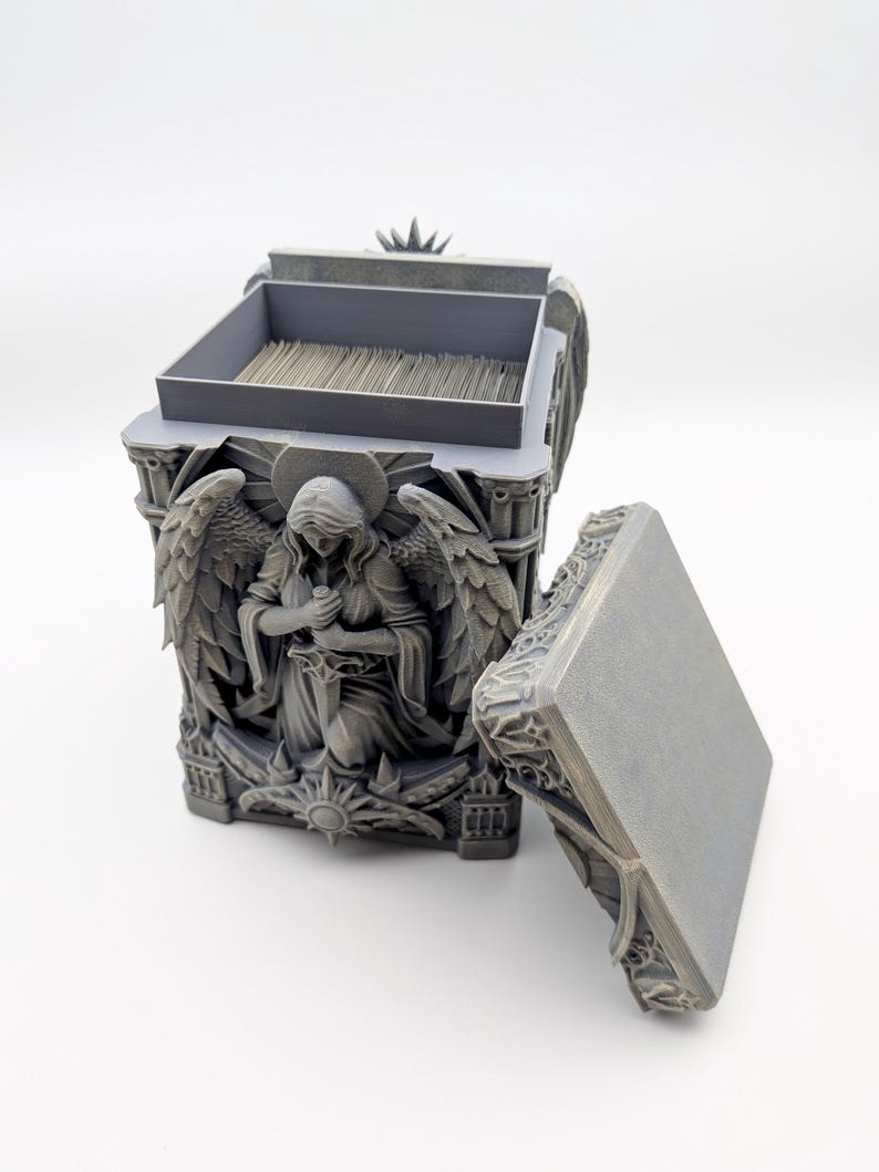 MTG Angel Deck Box & Card Frame - TCG Card Storage, Commander Display ...