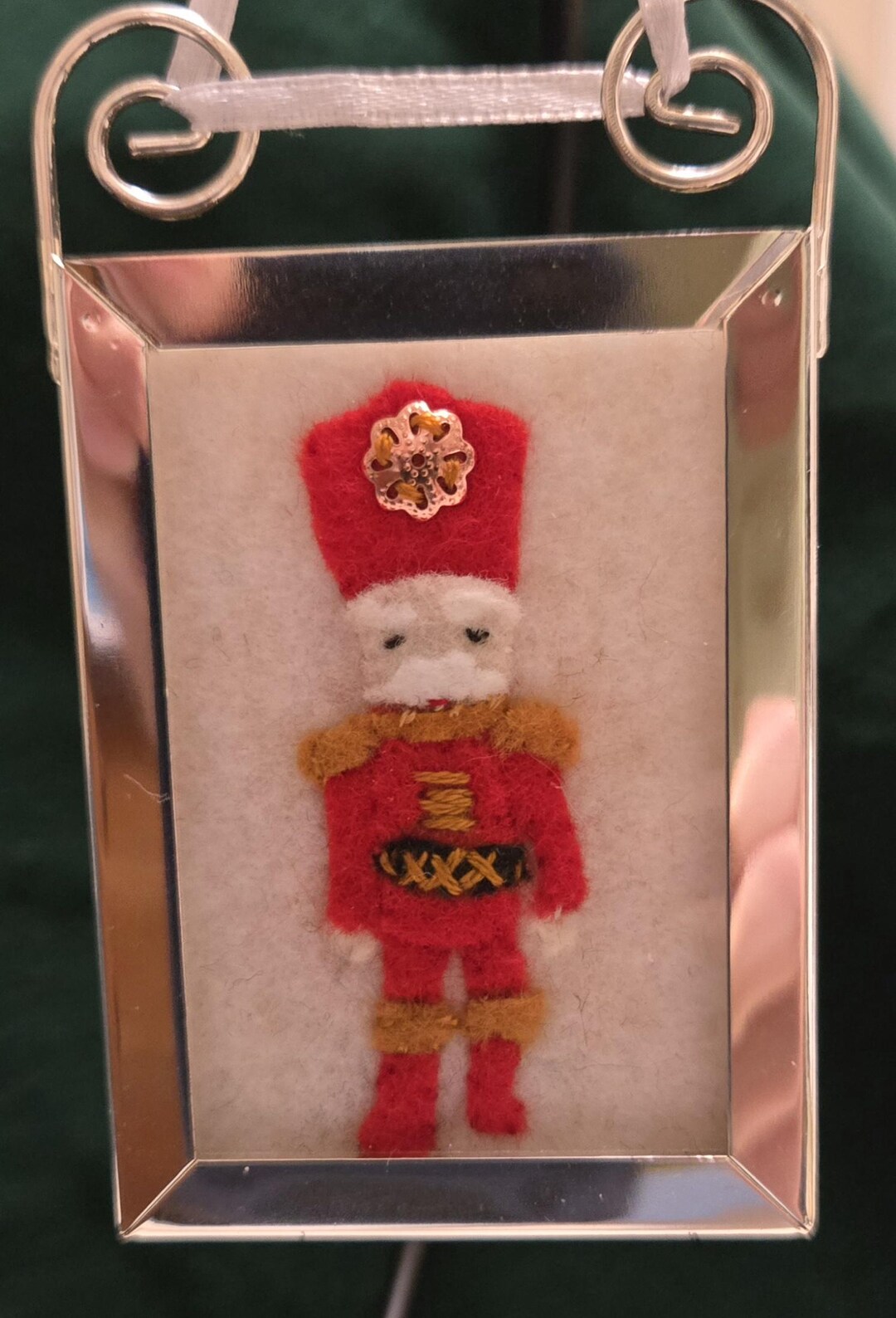 Handmade Felt Soldier in a Vintage Frame - Etsy