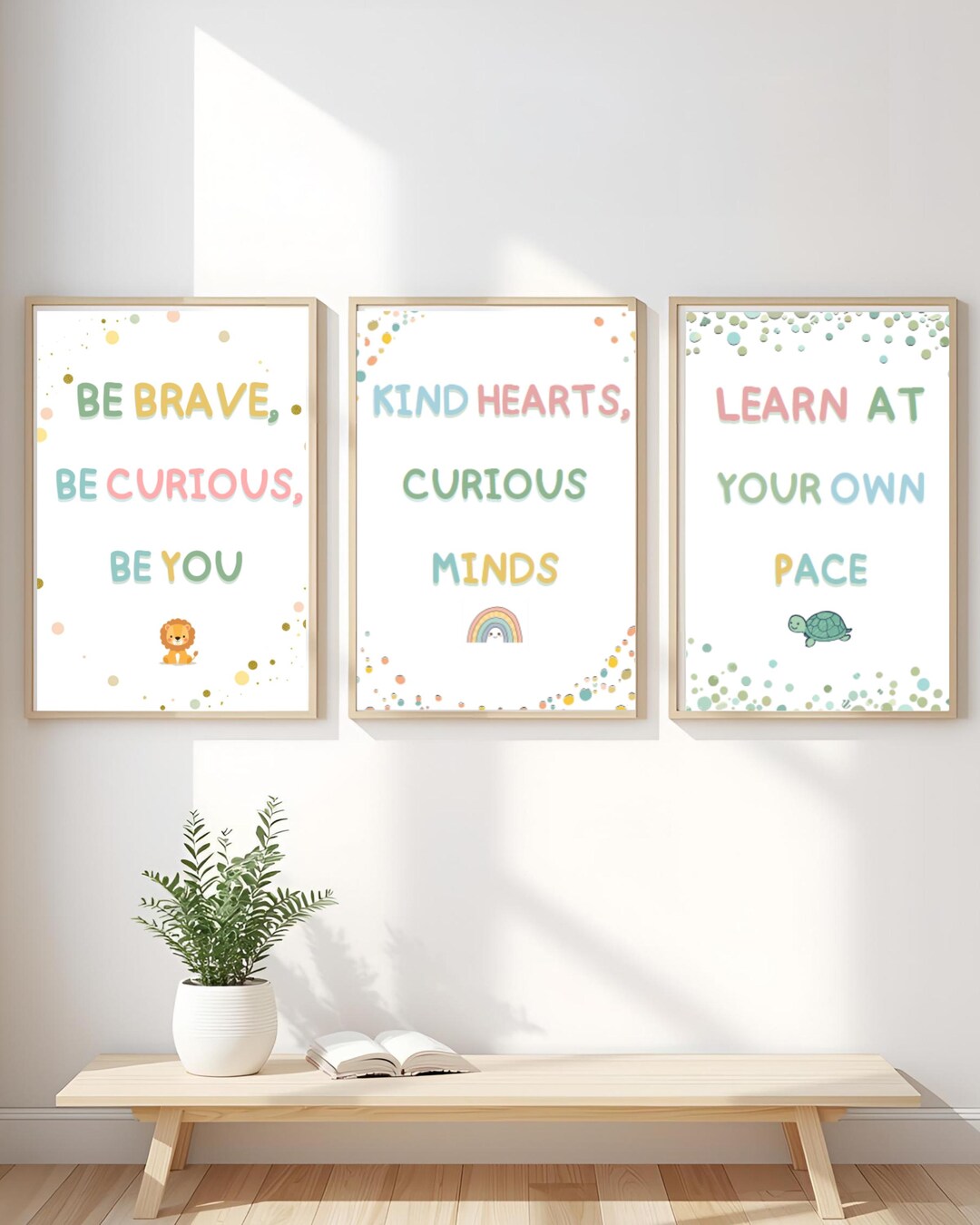 Homeschool Motivational Posters: Whimsical Animal Prints (set of 10 ...