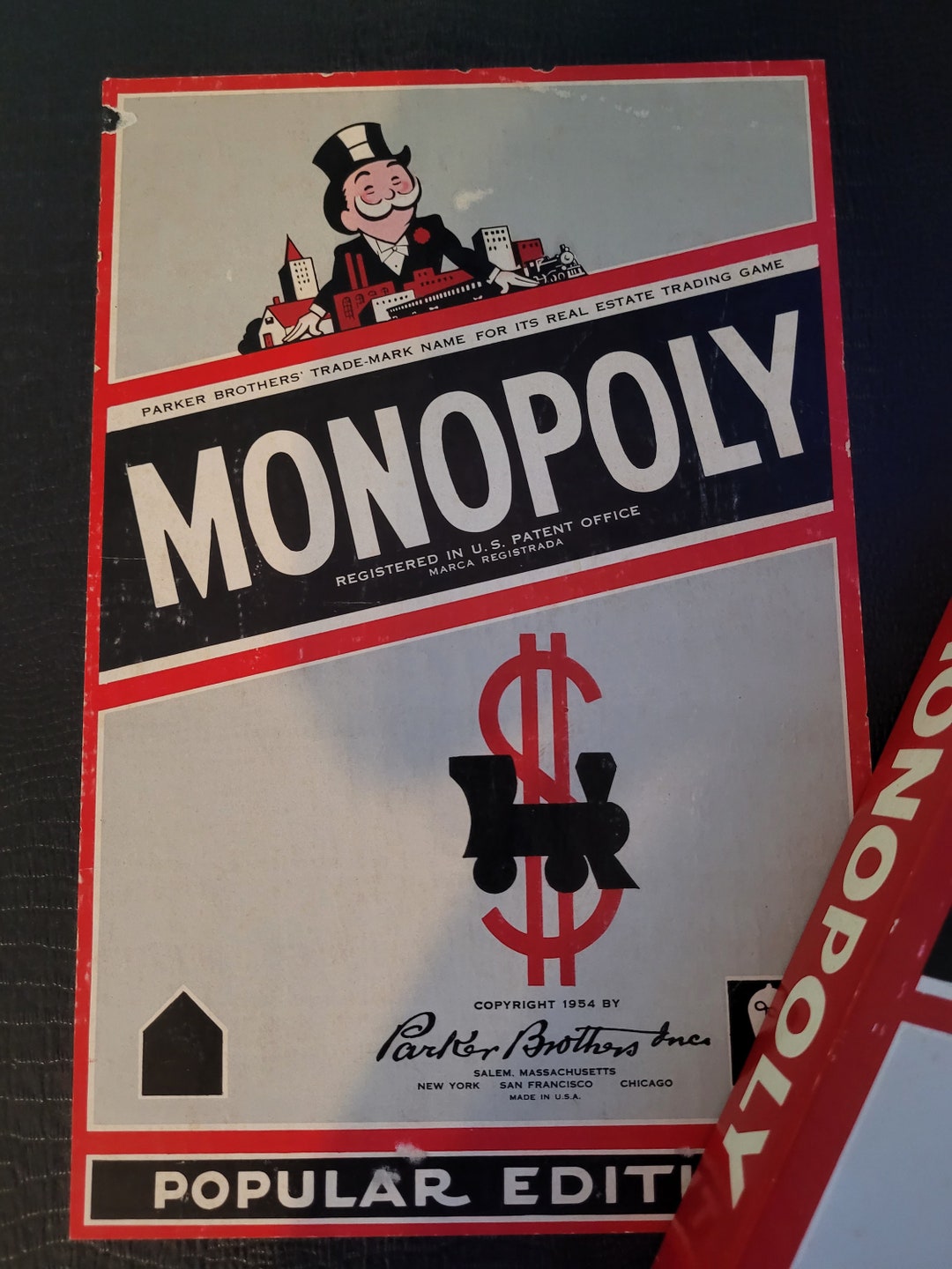 Vintage Monopoly 1954 Monopoly Vintage Board Game Family Game Night ...