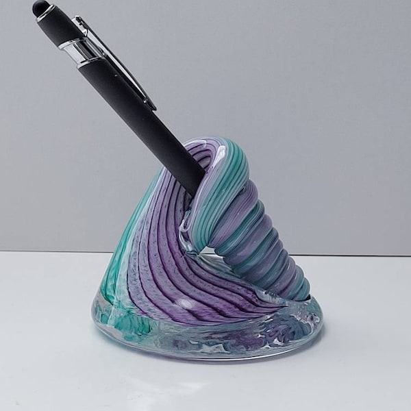 Glass Pen Holder - Etsy