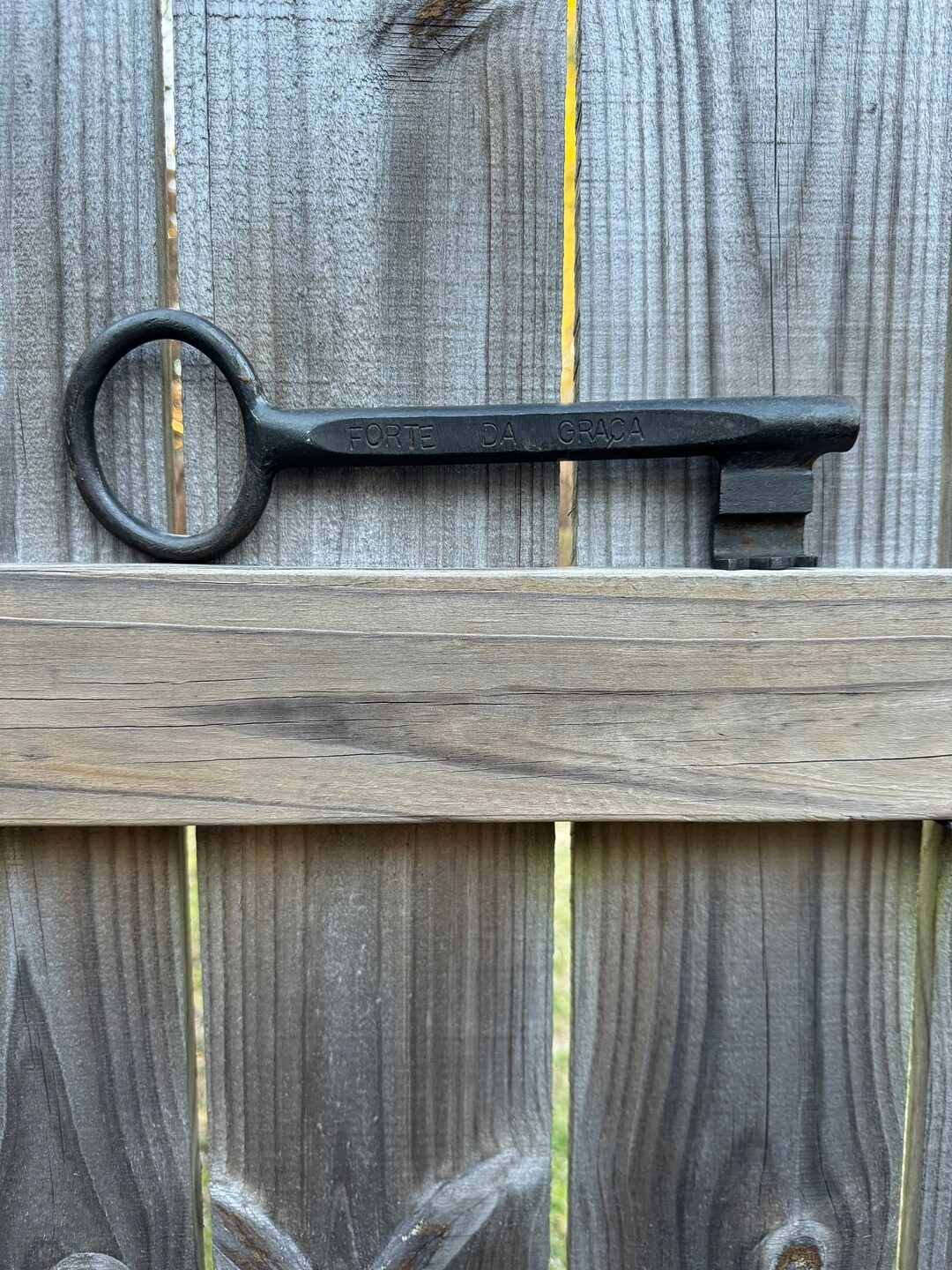 Large Iron Skeleton Key Vintage Skeleton Key 12 Inch Skeleton Key Forte ...