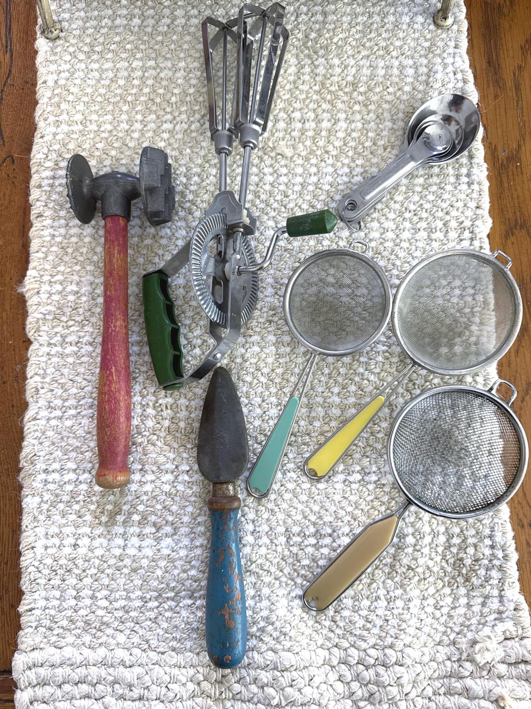 Vintage Kitchen Utensils Vintage Meat Tenderizer Vintage Knife ...