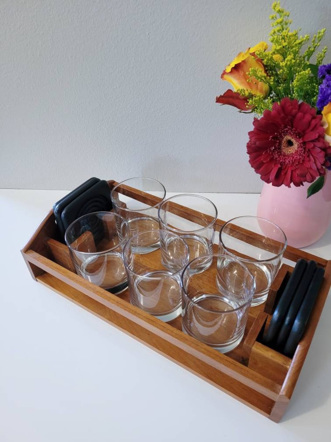 Vintage Barware Set Vintage Barware Bar Cart Vintage Drinkware Vintage ...