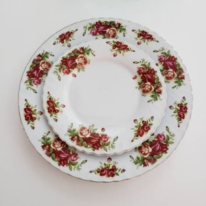 Vintage Plate 2 Piece Set Wedding Vintage Plates Vintage - Etsy