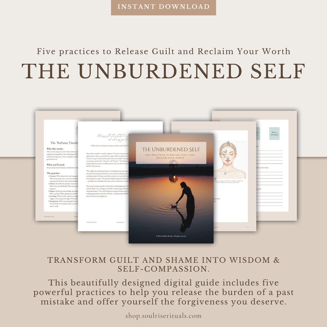 Self-forgiveness Toolkit to Release Guilt & Shame | Digital Download - Etsy
