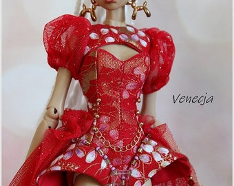Venecja Outfit for MSD Popovy Sisters & Doll Menagerie - Etsy