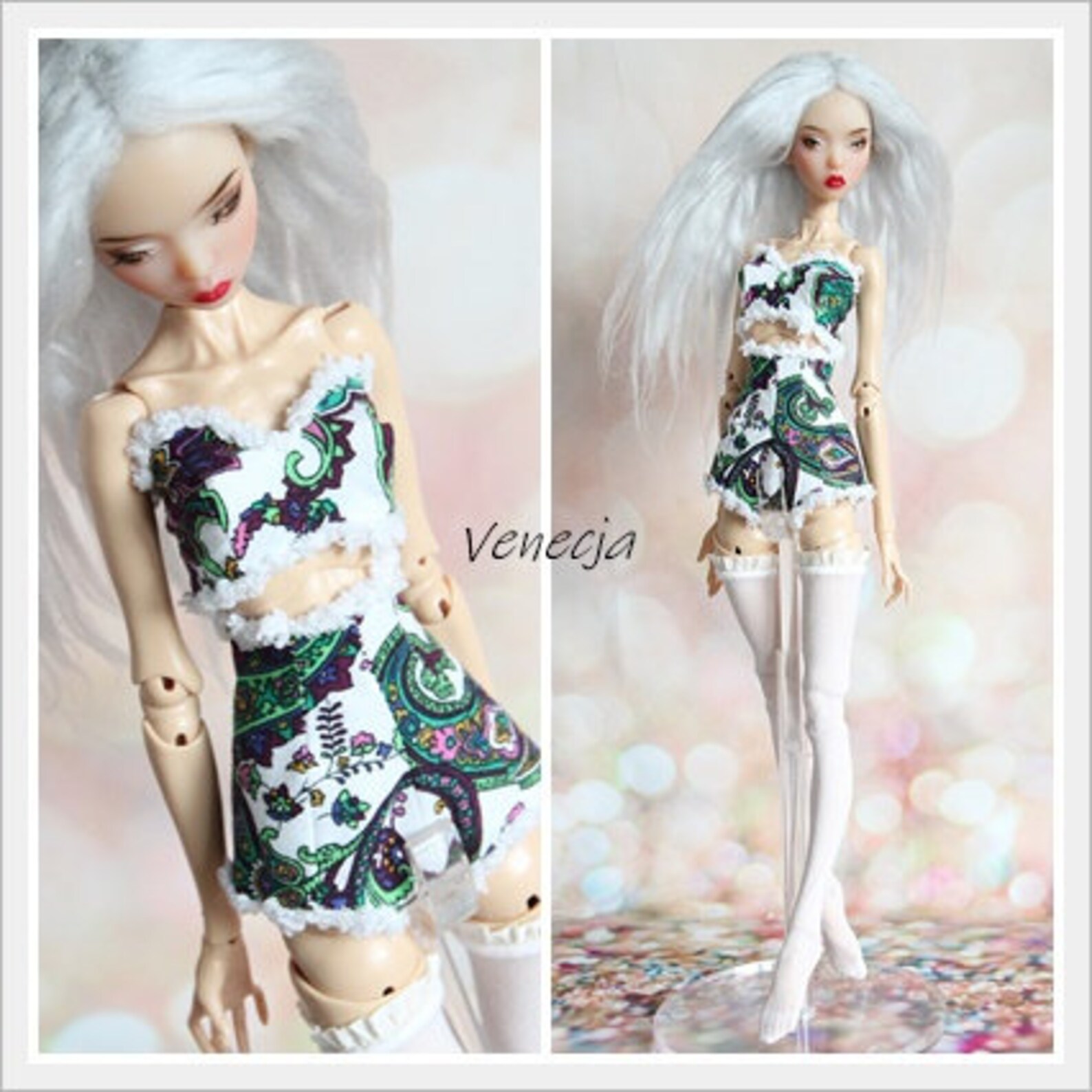 Venecja Outfit for MSD Popovy Sisters & Doll Menagerie - Etsy