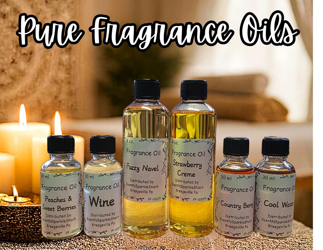 NEW Pure Fragrance Oils: Strong Scent Throw for Candles, Soaps, Lotions ...