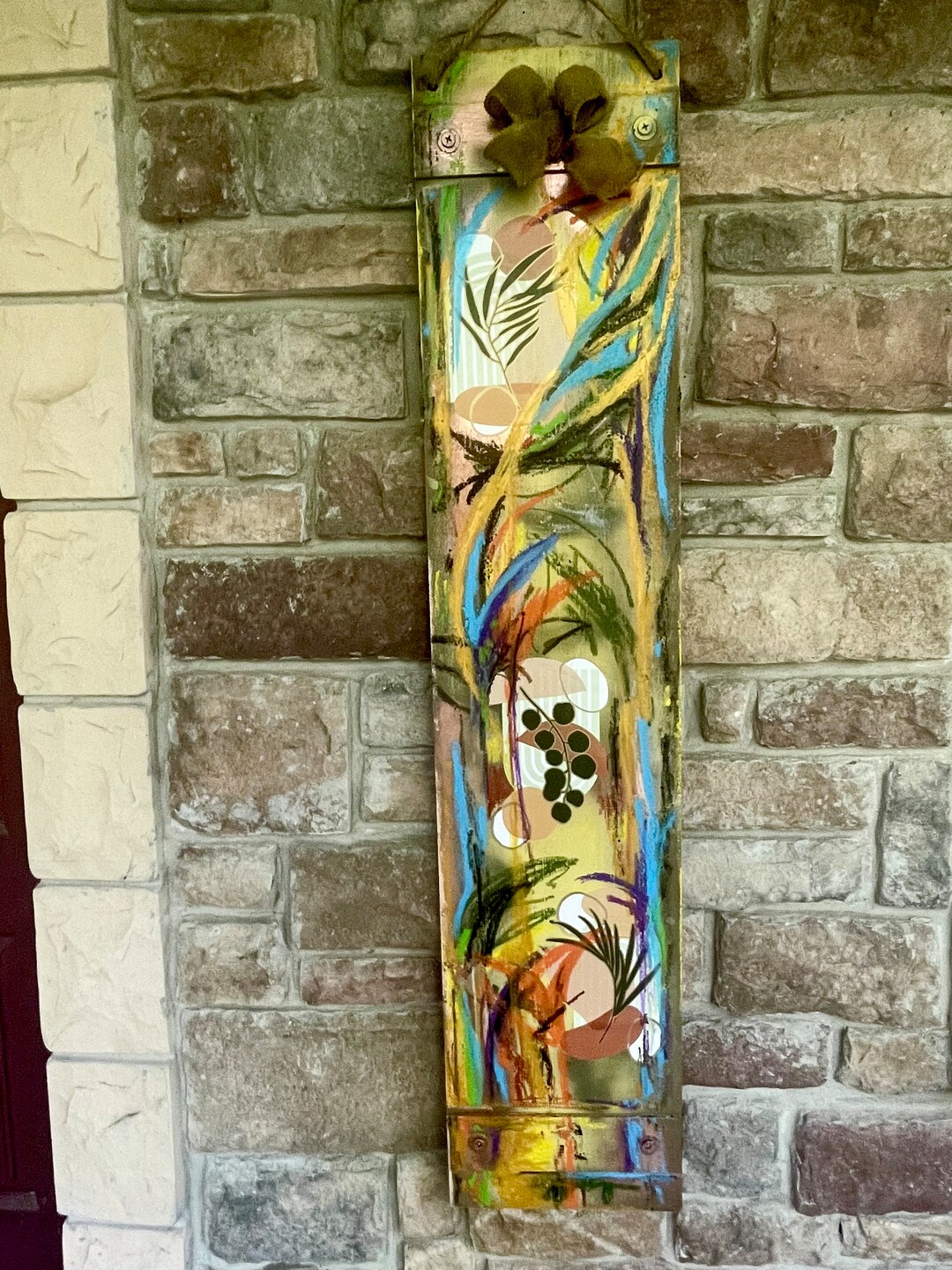 Birds of Brick-a-dise - Tropical Mixed Media Collage - Birds of ...