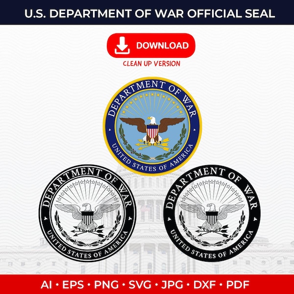 Department of War Letterhead Seal - Etsy Canada