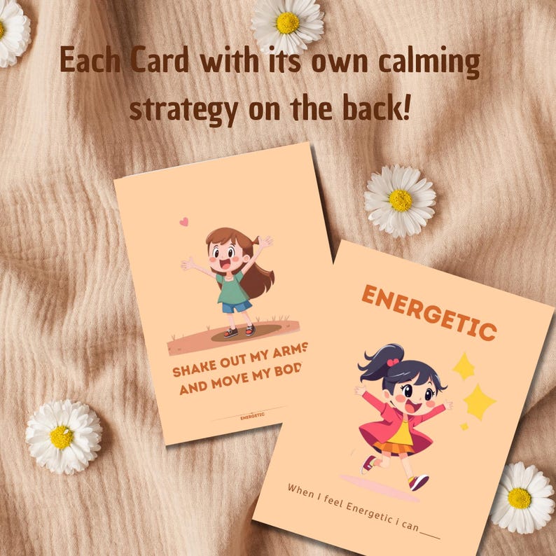 Emotional Zones of Regulation Cards: Feelings Flashcards for Kids With ...