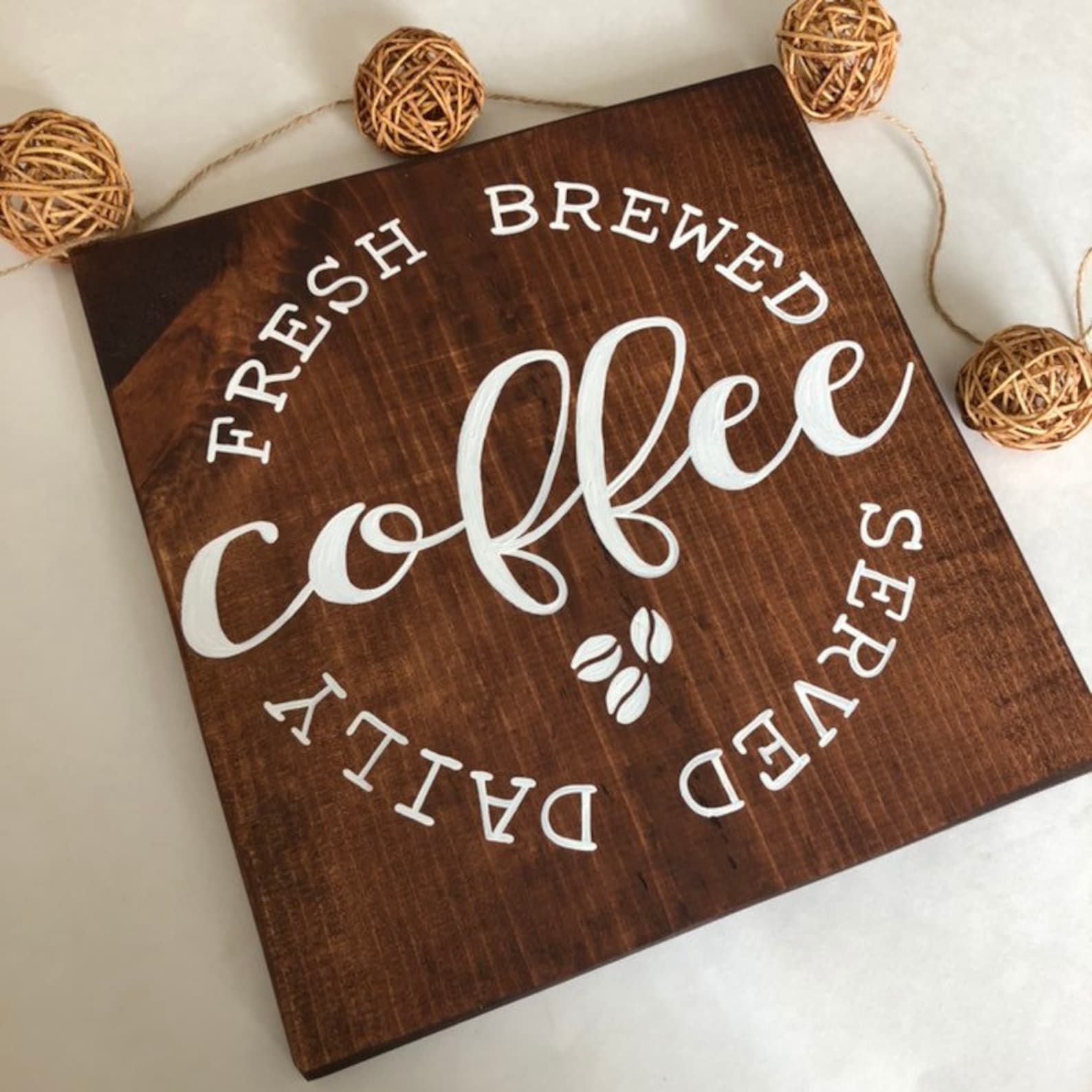 Coffee Sign/freshes Brew Coffee/coffee Lovers/ Coffee - Etsy