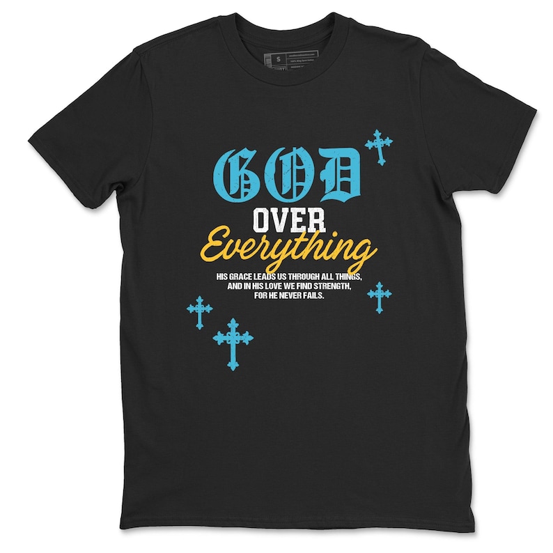 God Over Everything Graphic Tee - Christian Streetwear T-shirt - Etsy