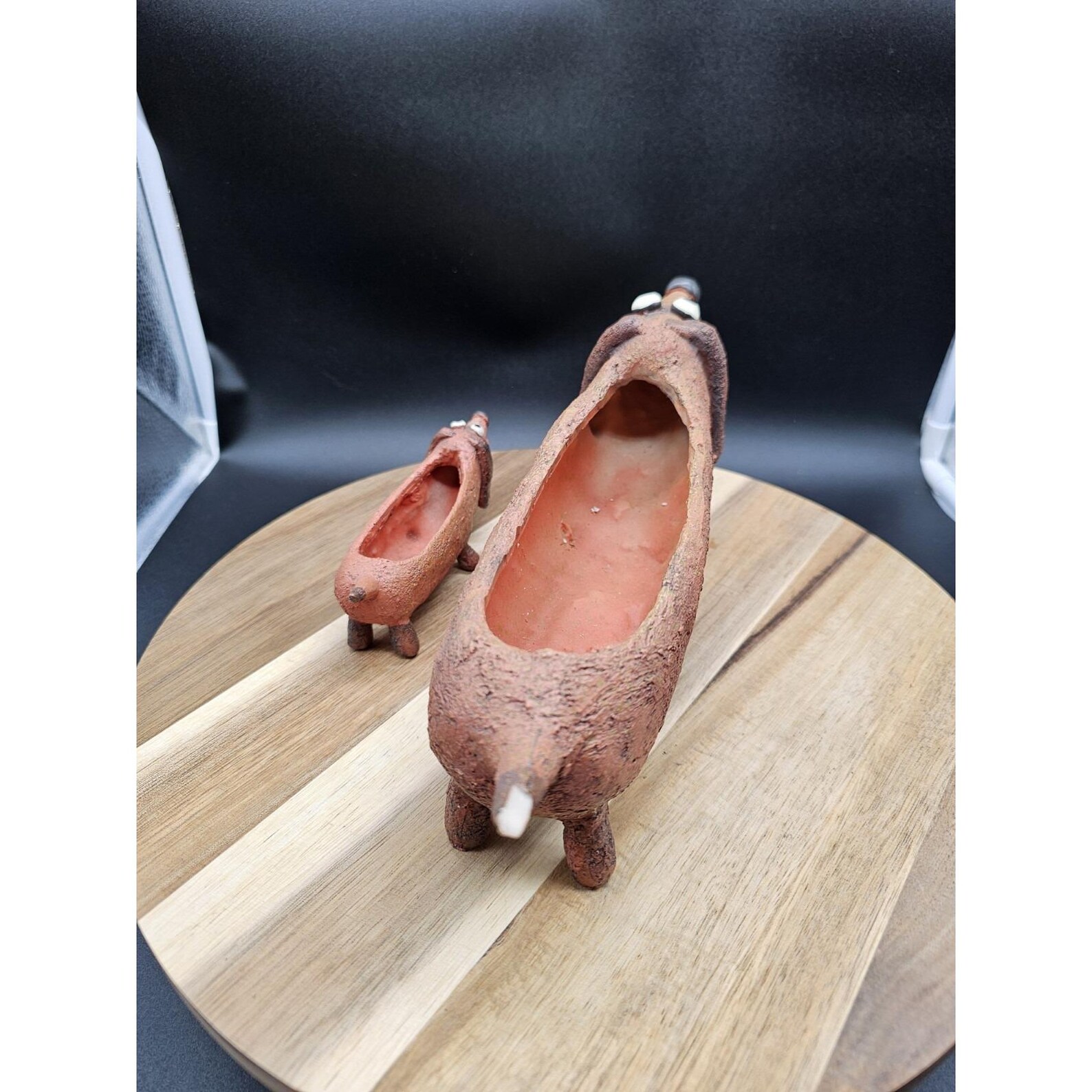 Set of 2 Blob House Dachshund Planters - Etsy
