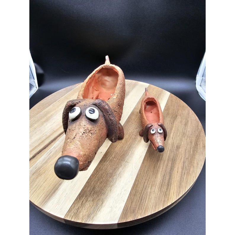 Set of 2 Blob House Dachshund Planters - Etsy