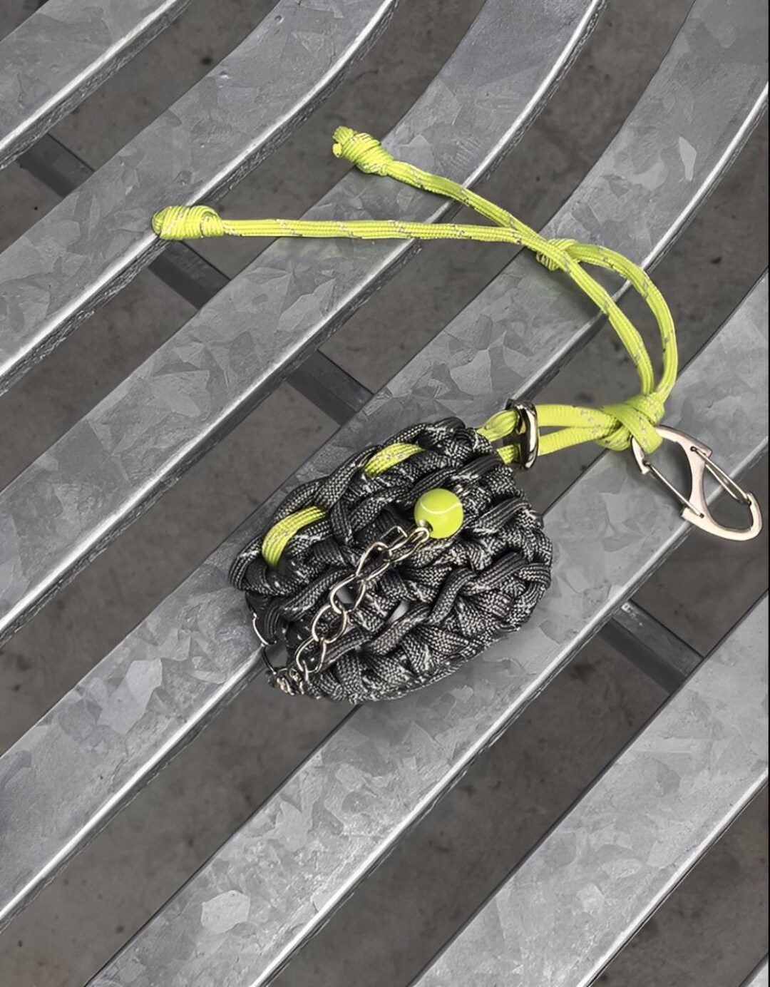 Reflective Airpods Case | Handmade Crochet Paracord Earbuds Cover With ...