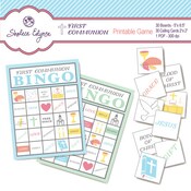First Communion BINGO Printable Game Instant Download Classroom Student ...