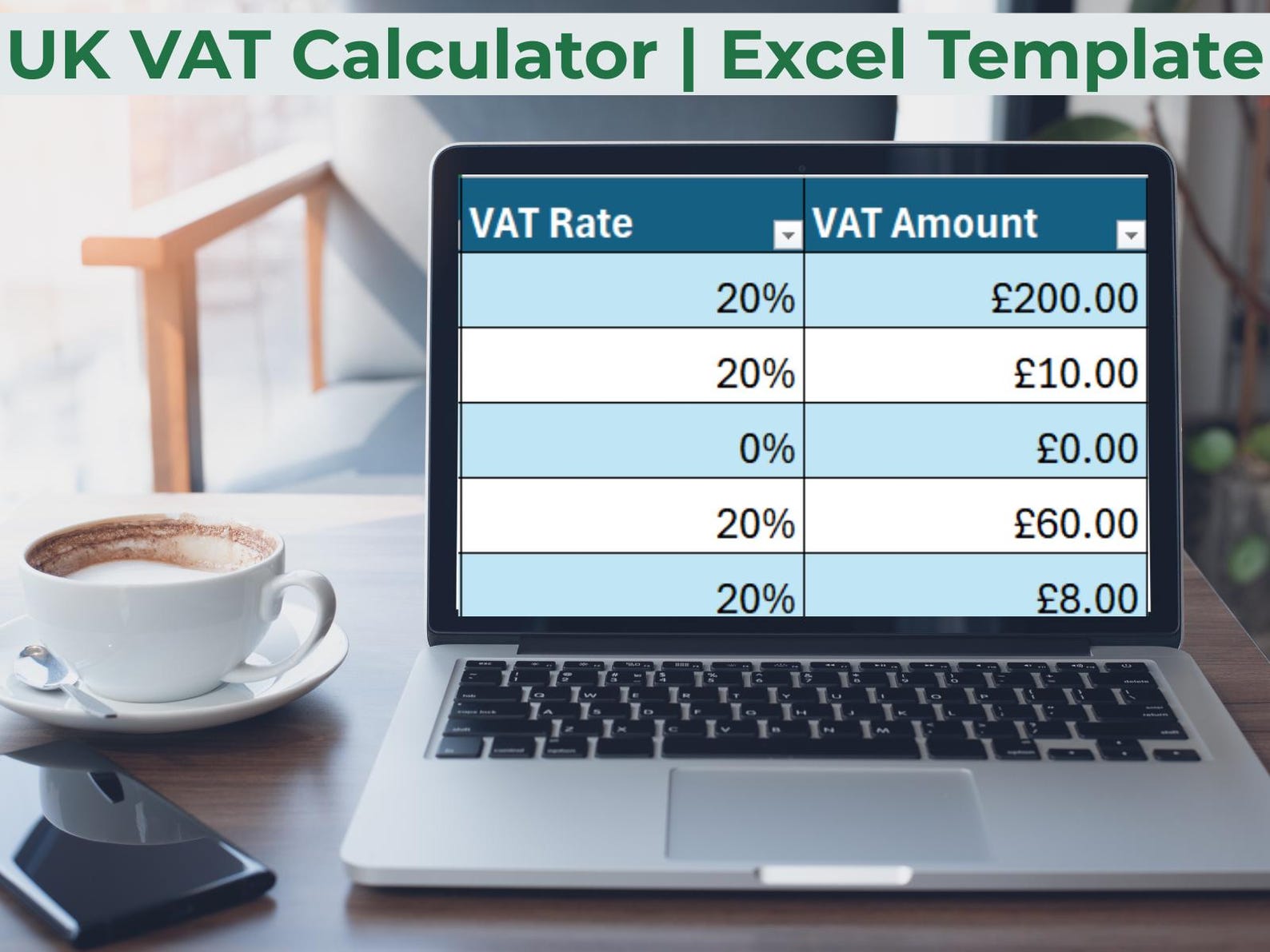 UK VAT Calculator | Excel Template for Small Business Owners ...