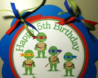 Ninja Turtle Door Sign - Etsy