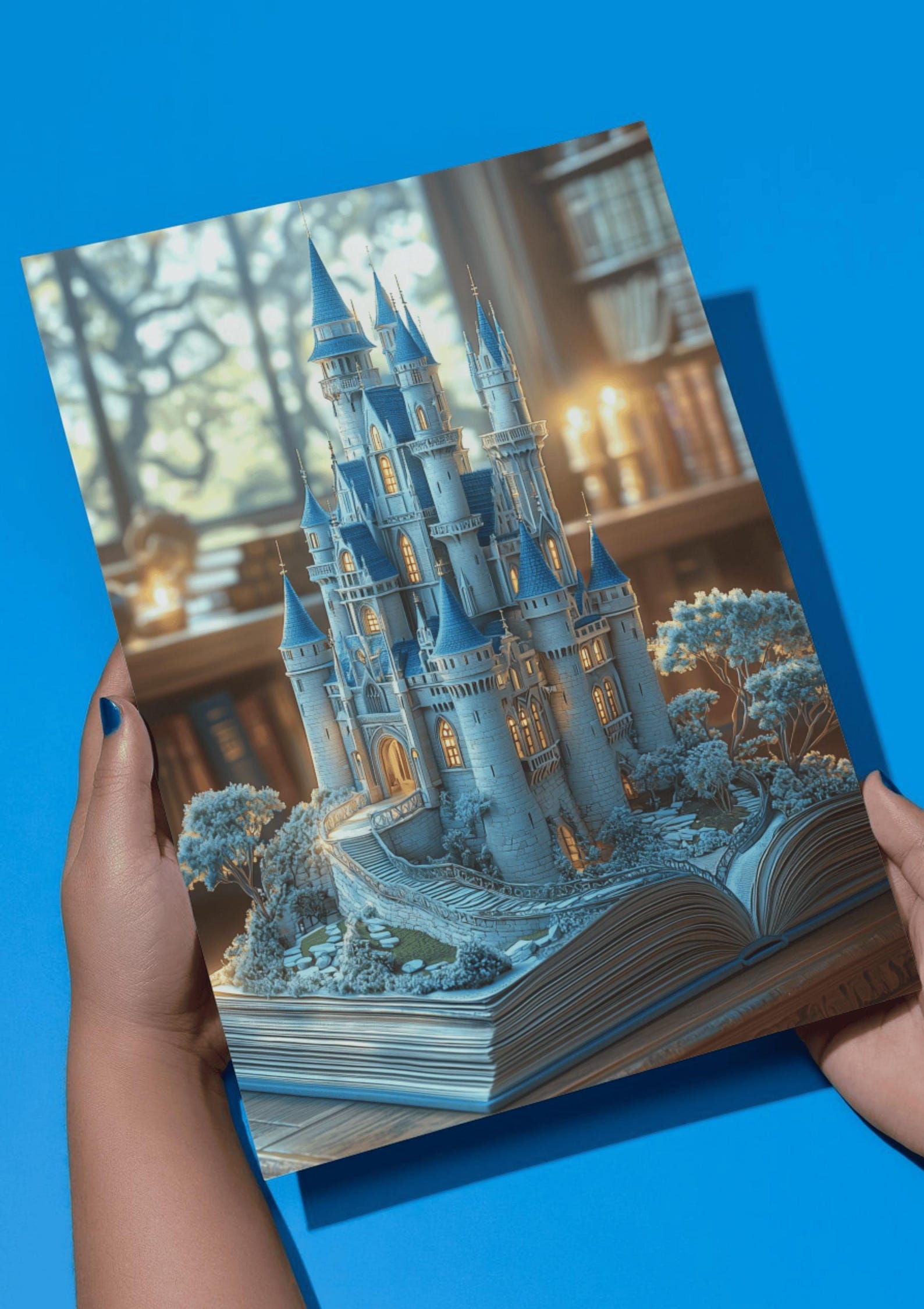 Cinderella Castle Storybook Diorama Themed Artwork: Digital Download ...